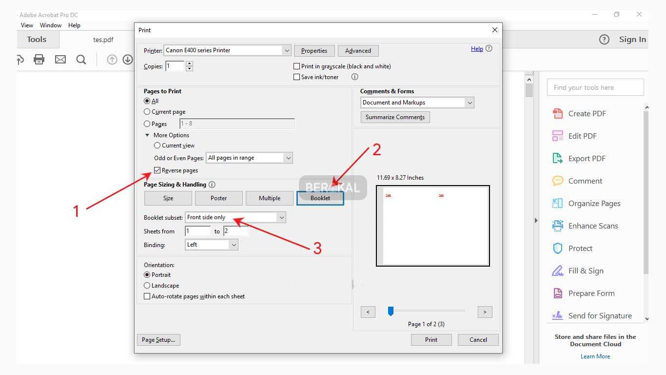 √ Cara Print Booklet PDF Melalui Adobe Acrobat Pro DC √ Cara Print Booklet PDF Melalui Adobe Acrobat Pro DC