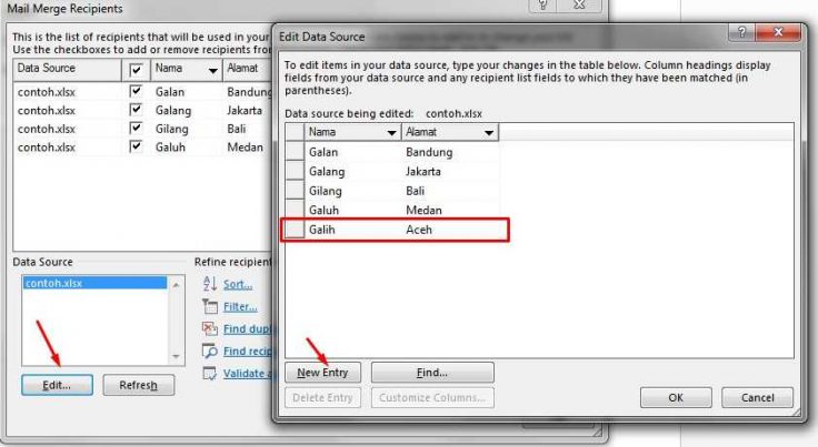 √ Cara Membuat Mail Merge di Microsoft Word & Excel (Mudah)