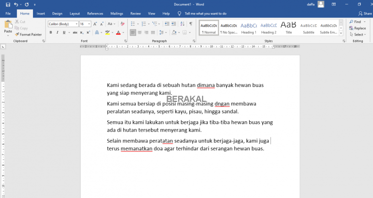 √ 2 Cara CEPAT Cek Typo di Word (Bahasa Indonesia)