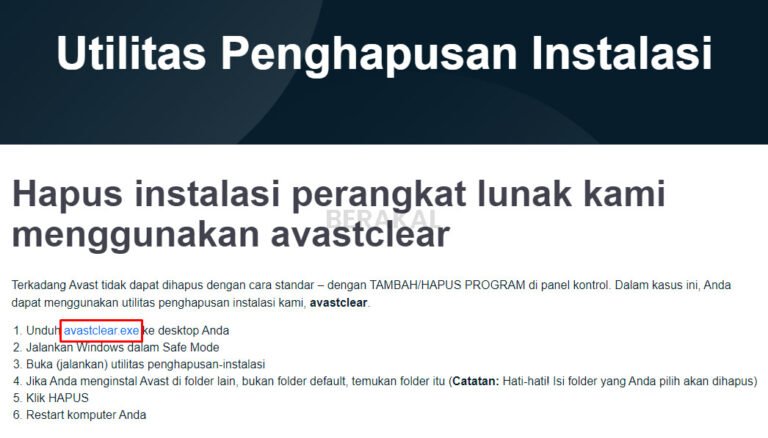 √ Cara Uninstall Avast Hingga Bersih di Windows & Mac