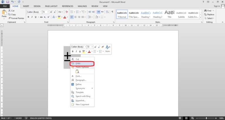 √ 8 Cara Membuat Simbol Kurang Lebih (±) di Microsoft Word